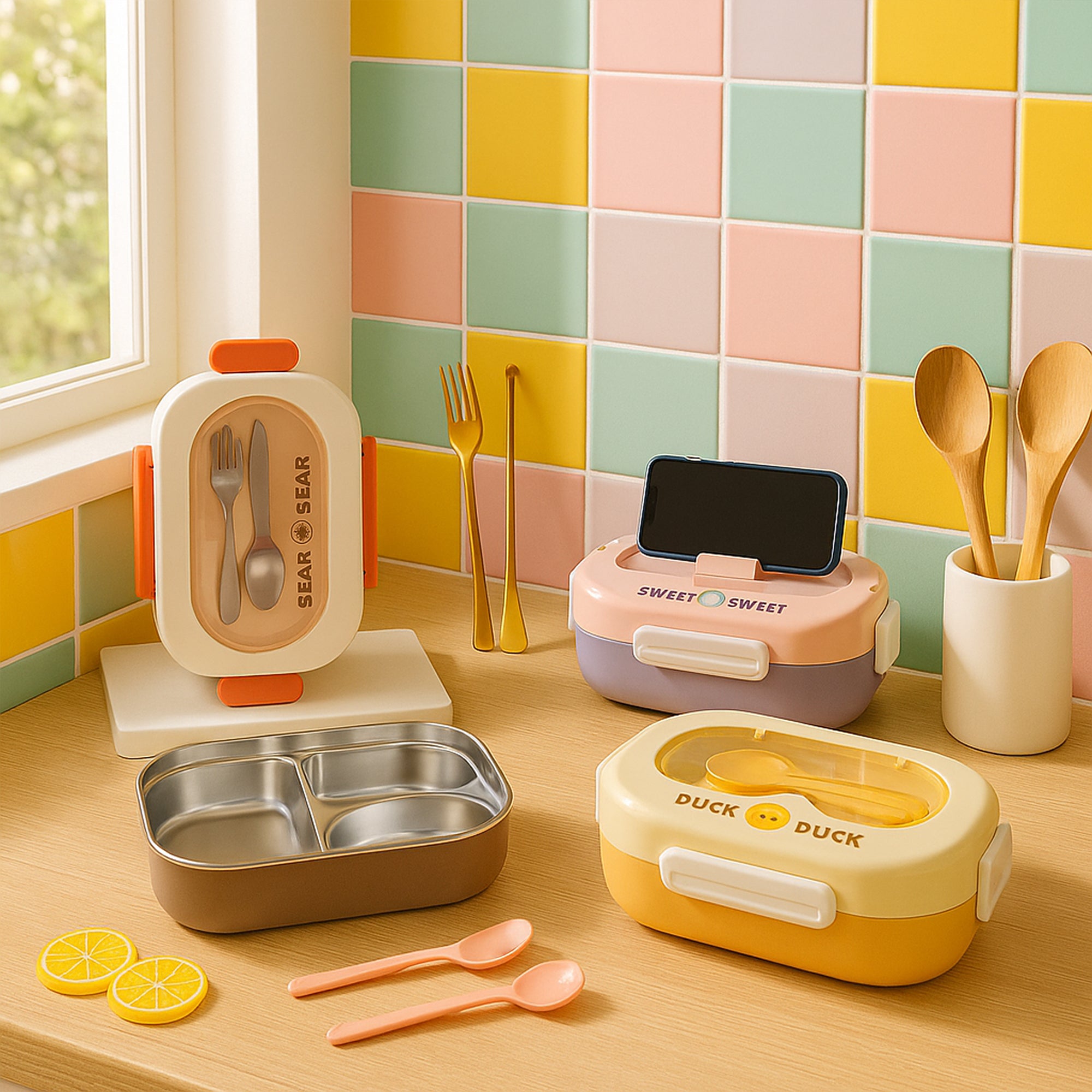 Grub Wonderland Lunch Box (Leak-Proof) | Tiffin Box | Pack A Hot Meal ...