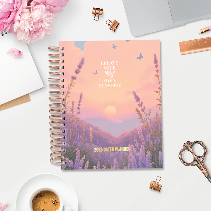 2026 Dated Planner - Create Your Own Sunshine – The June Shop