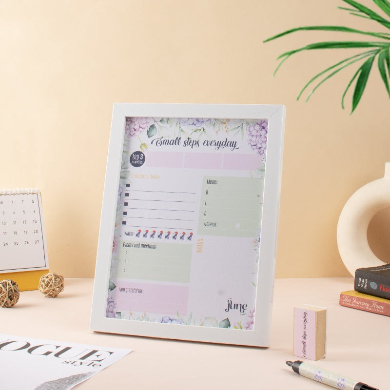 Small Steps Everyday - Re-writable Planner | Planner with Erasable ...