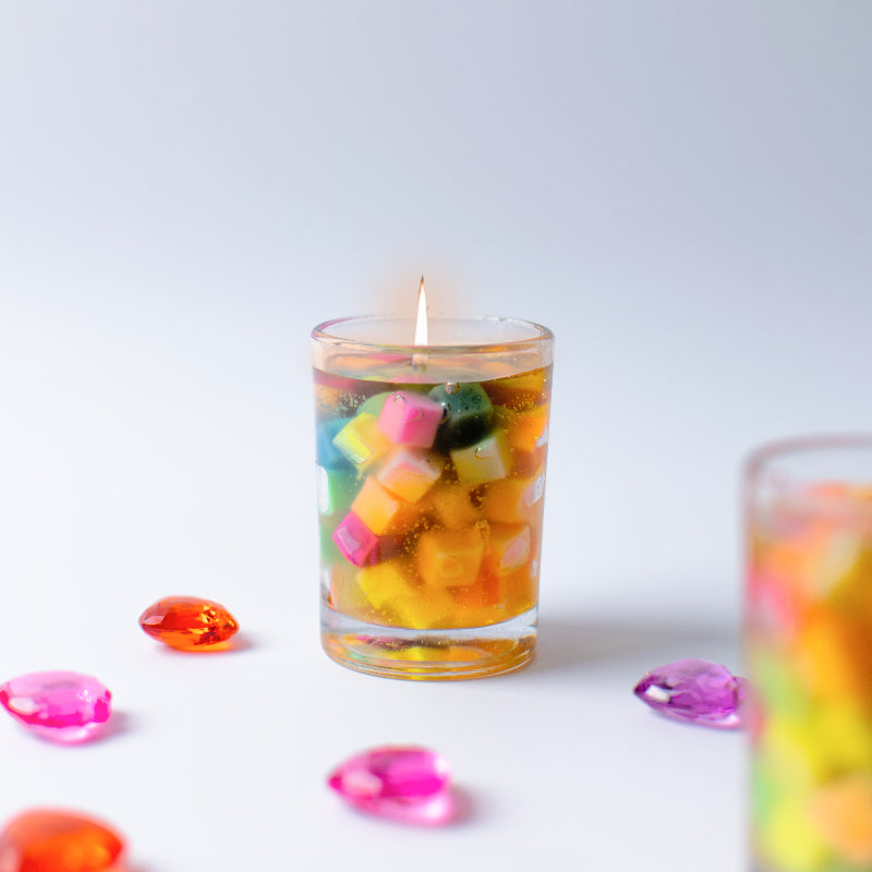Rainbow Glow Candle (Set Of 2) – The June Shop