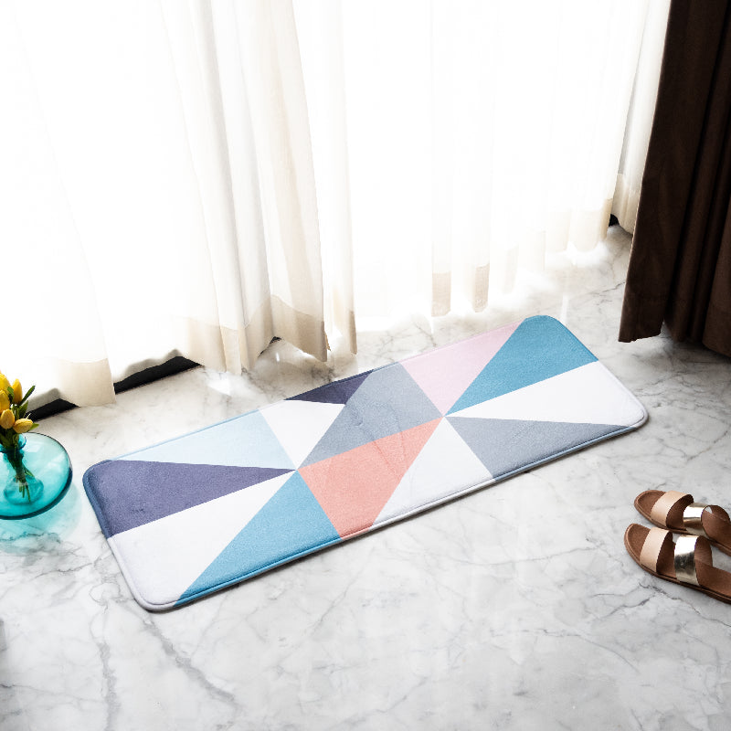Colorful Angles Soft Feel Long Mat Runner – The June Shop