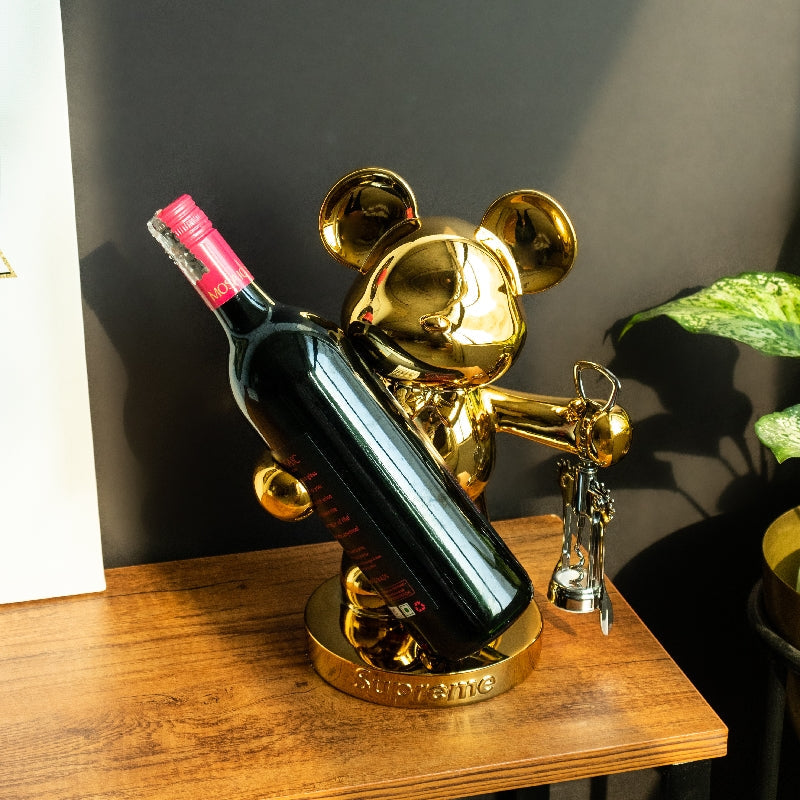 Gold State Of Mind Bear Sculpture | Home Decor By The June Shop ...