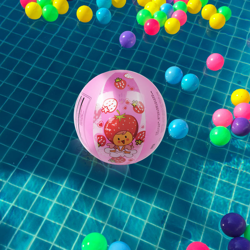 Happy Strawberry Pool Ball (Inflatable) – The June Shop